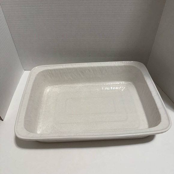 Cost Plus World Market | Kitchen | World Market Cream Rectangle Ceramic ...